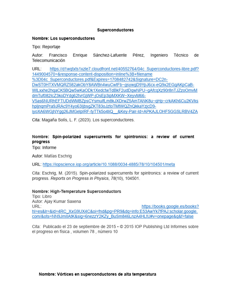 Superconductores | PDF | Electromagnetismo