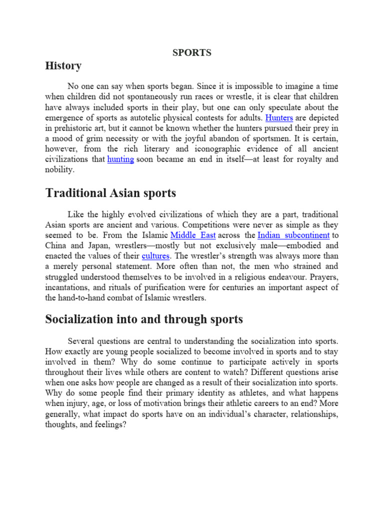 Bped 26 Sports | Download Free PDF | Track And Field | Identity (Social ...