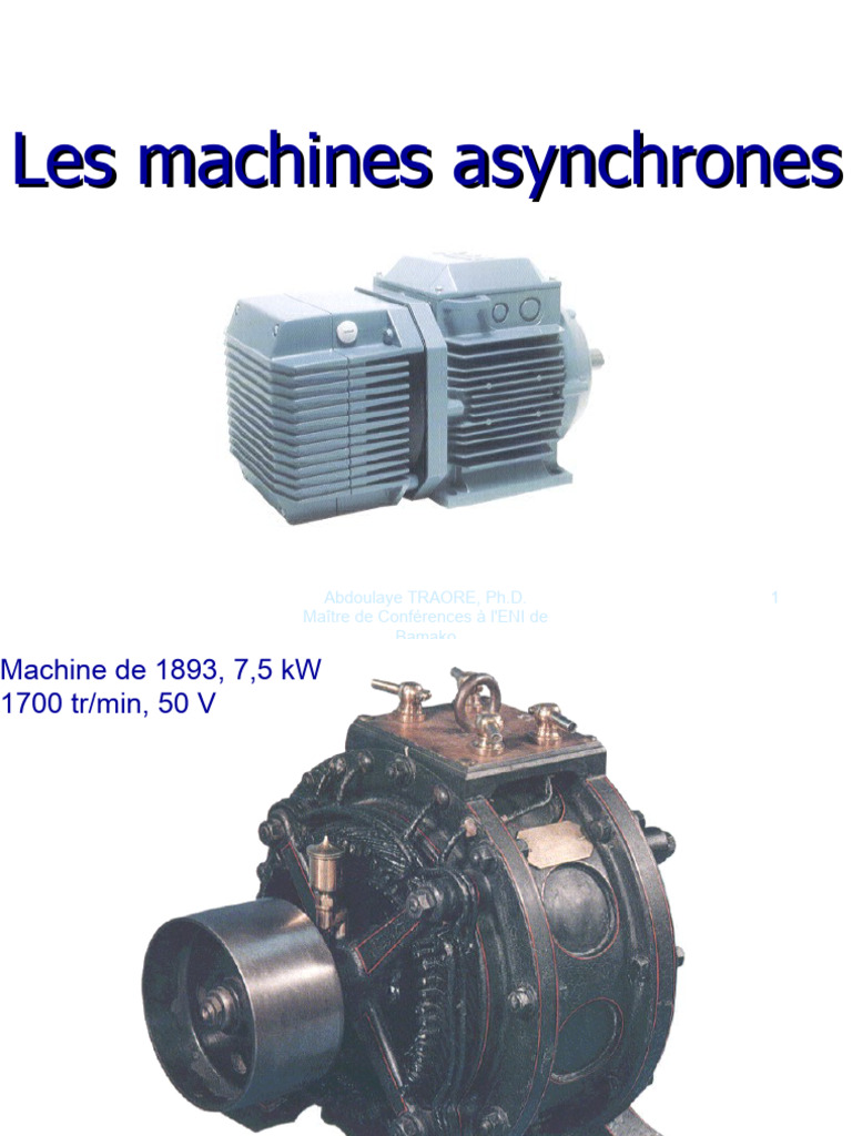 Comprendre les machines asynchrones | PDF | Électrotechnique | Électricité