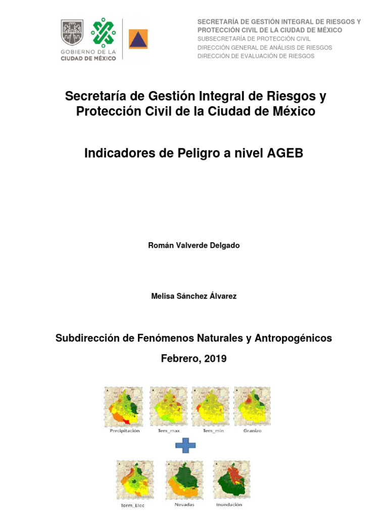 Metodologia Indicadores AGEB | Descargar gratis PDF | Defensa Civil ...