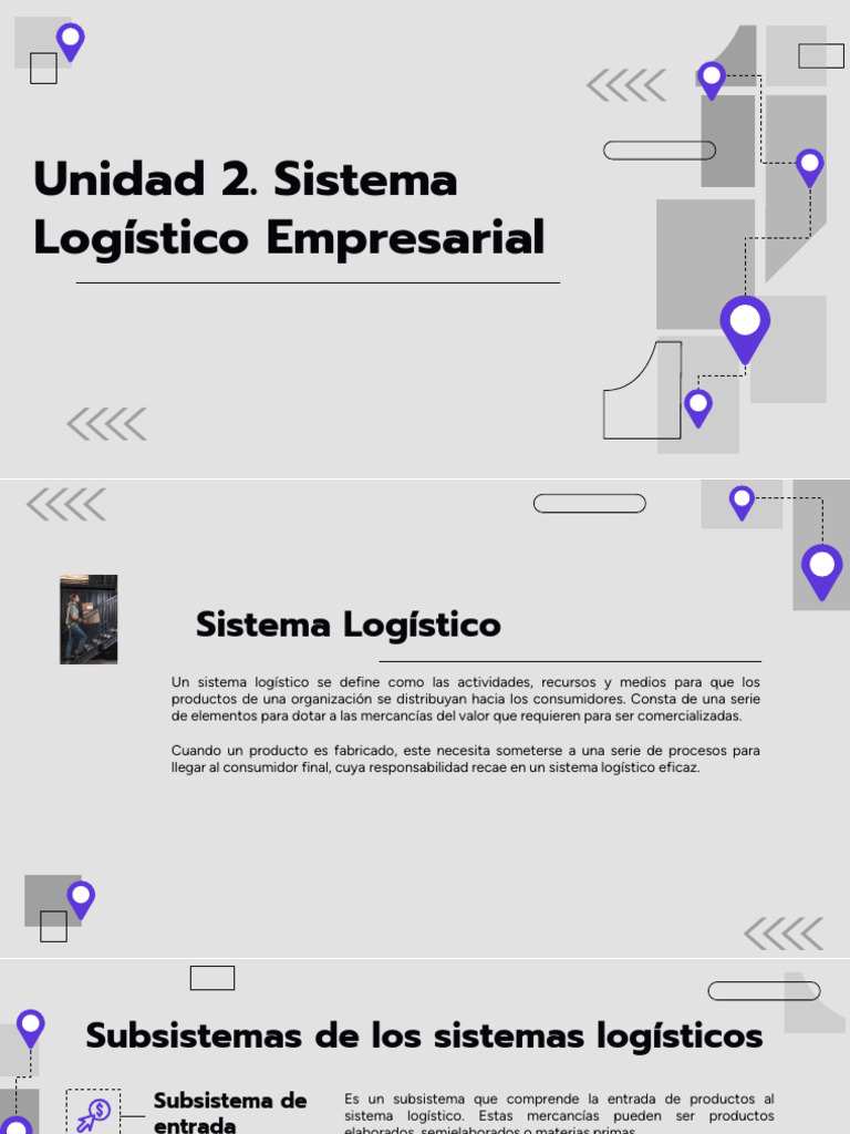 Elementos del Sistema Logístico Empresarial | PDF | Logística | Almacén
