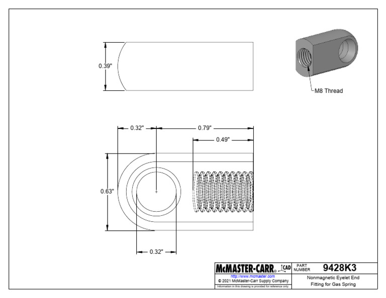 Nonmagnetic Eyelet End Fitting | PDF