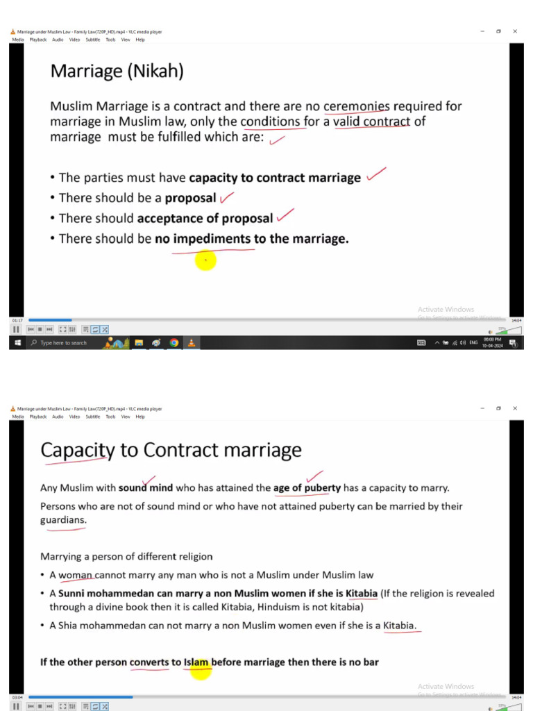 1.marriage Muslim Law | PDF