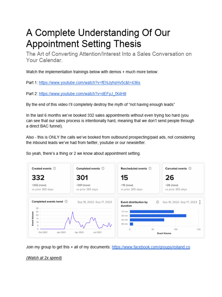 Get SMMA & Coaching Appointments in 2023 (Complete Masterclass) | PDF | Social Media | Popular ...