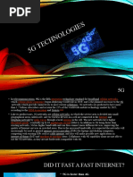 5G Technology Presentation | PDF
