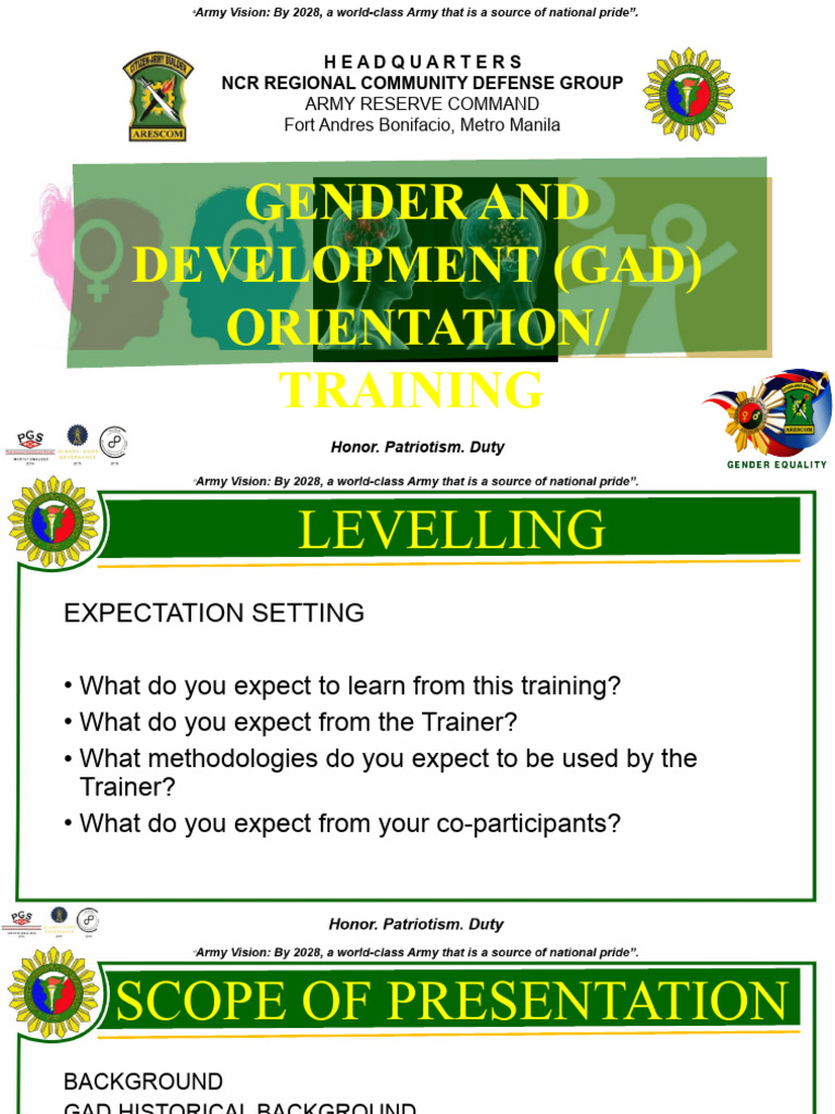 GAD Awareness | Download Free PDF | Convention On The Elimination Of ...