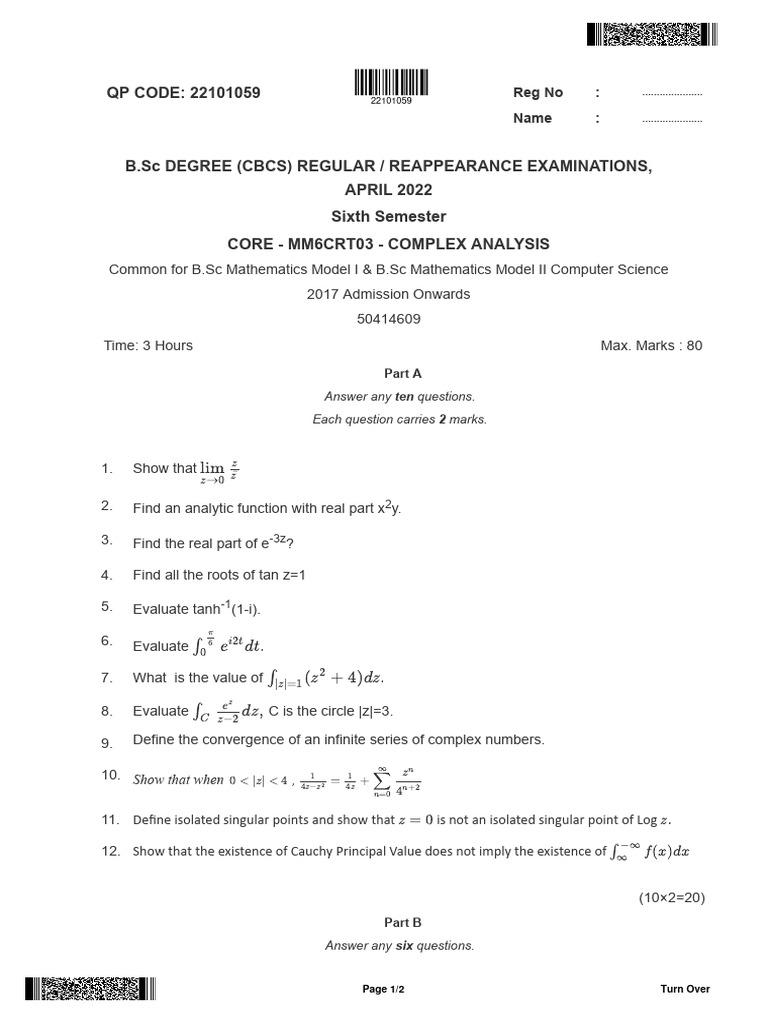 Important Questions | Download Free PDF | Mathematical Concepts | Mathematical Analysis