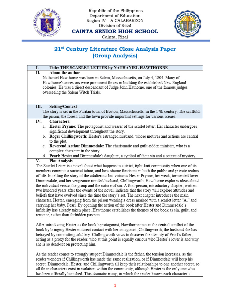 01 Close Analysis Paper Sample - Group Analysis | Download Free PDF ...