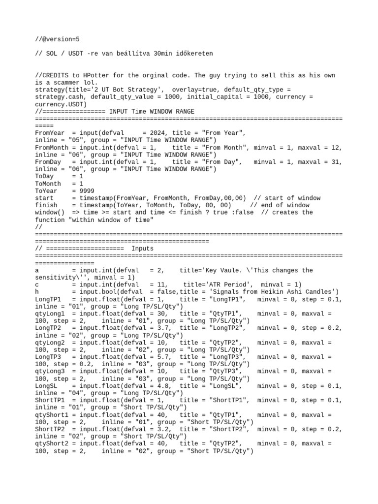 Ut Bot Strategy Tp1 Tp2 | PDF | Computer Programming | Software Engineering Ut Bot Strategy Tp1 Tp2 | PDF | Computer Programming | Software Engineering