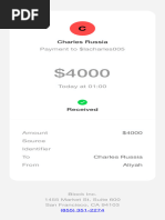 Bitcoin: Transaction Receipt | PDF