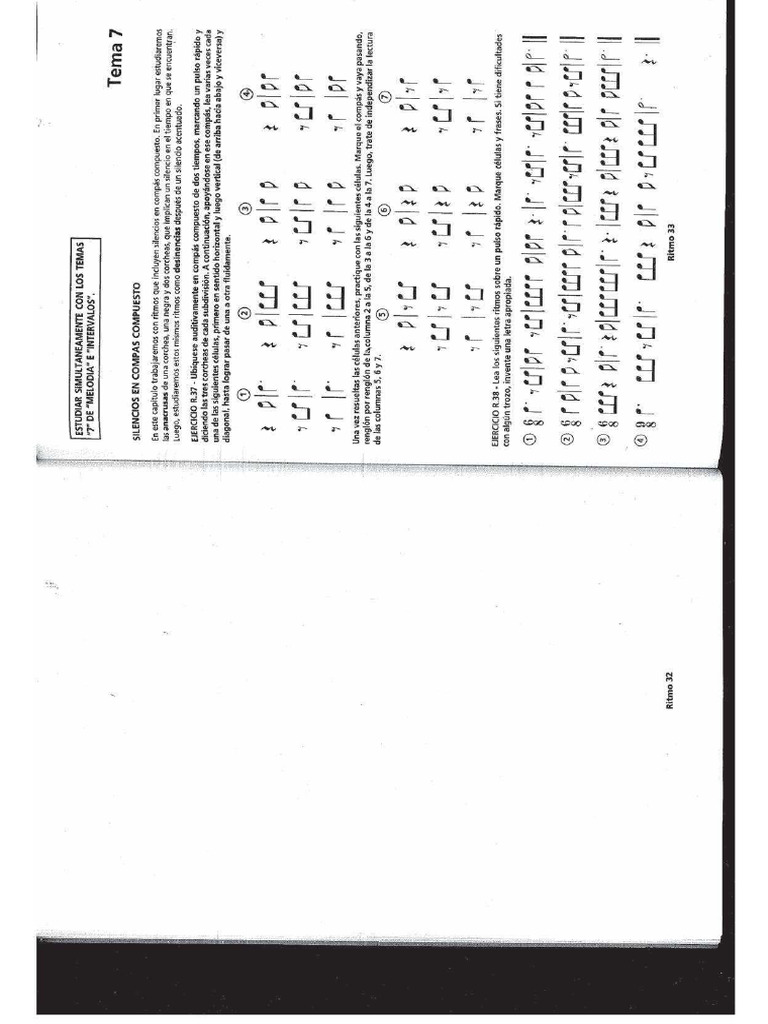 Ritmo Compas Compuesto | PDF