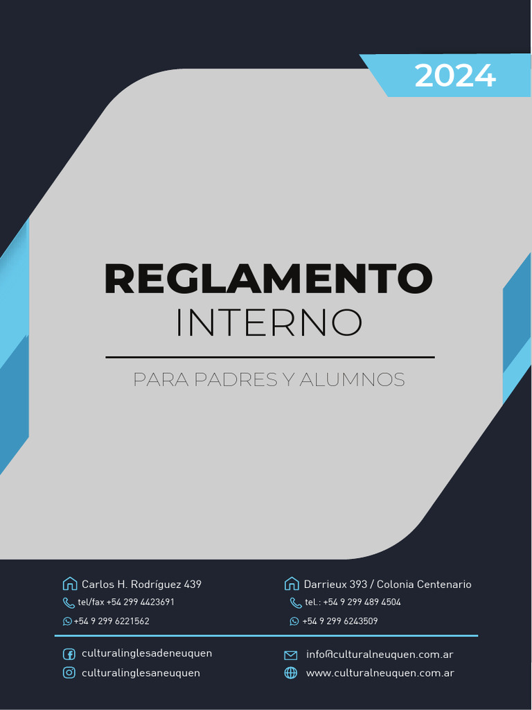 Reglamento Interno 2024 | Descargar gratis PDF | Evaluación