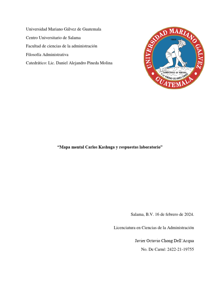 Carlos Kashuga PDF