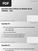 Fórmulas Essenciais para Prova CEA | PDF