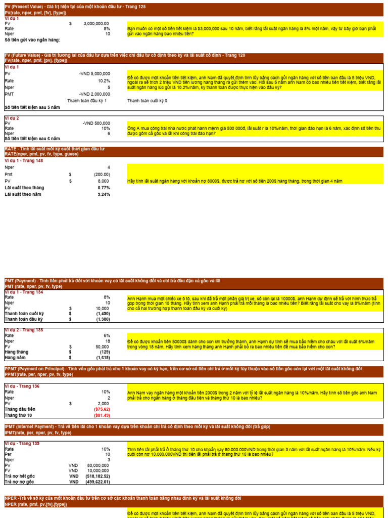 Bai Tap Ve Ham Tinh Toan HQVDT (SV) | PDF