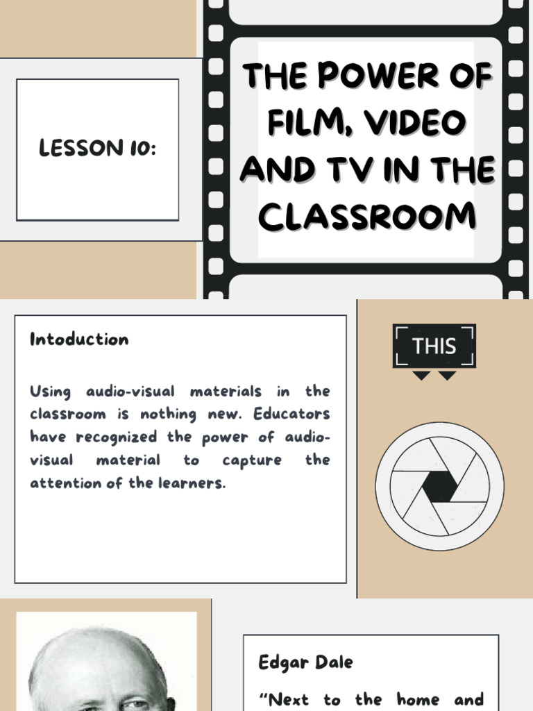 The Power of Film, Video and TV in The Classroom | PDF | Television | Video