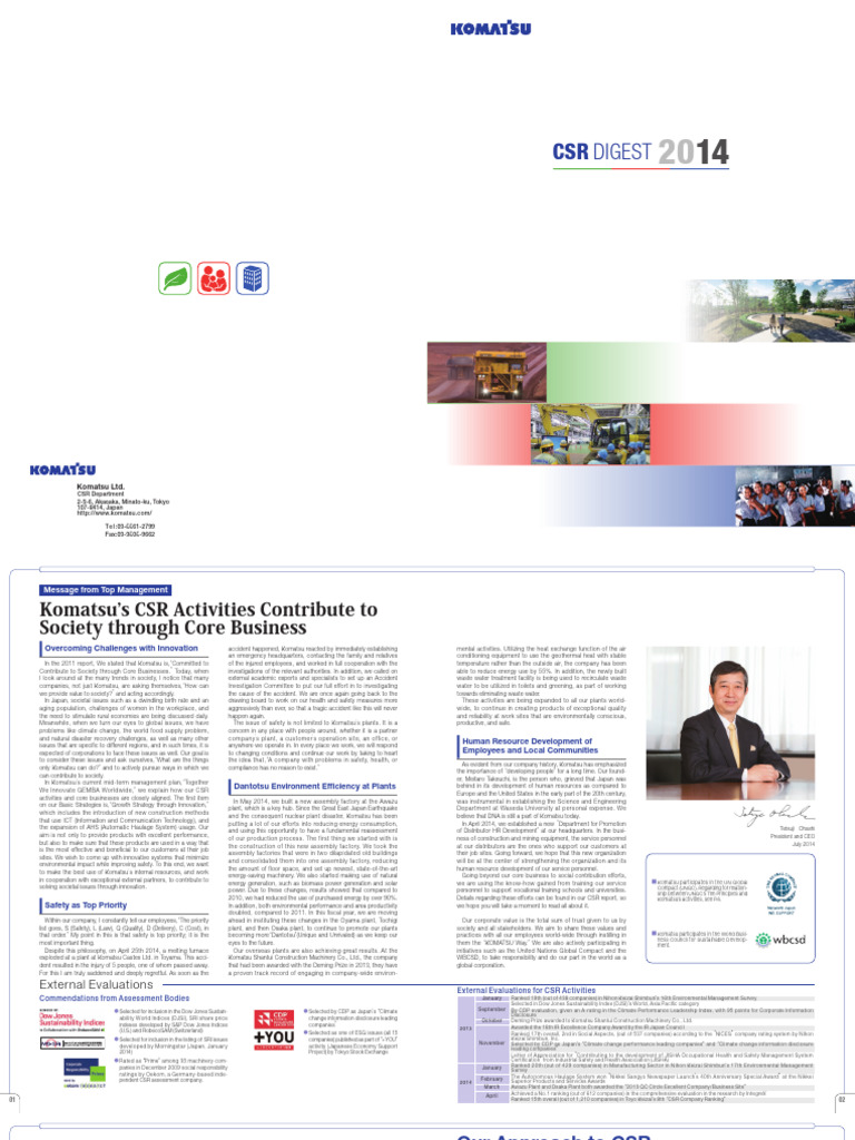 Digest A3 | PDF | Corporate Social Responsibility | Economies