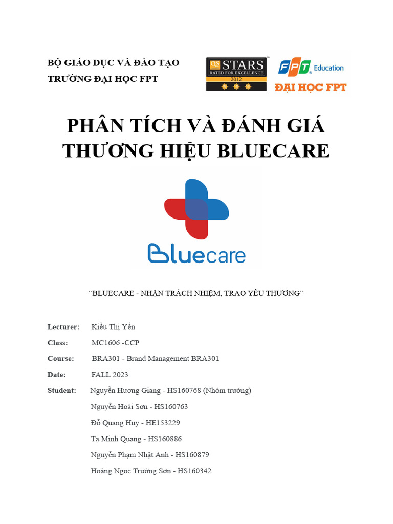 Bra301 Assignment Nhóm 4 | PDF