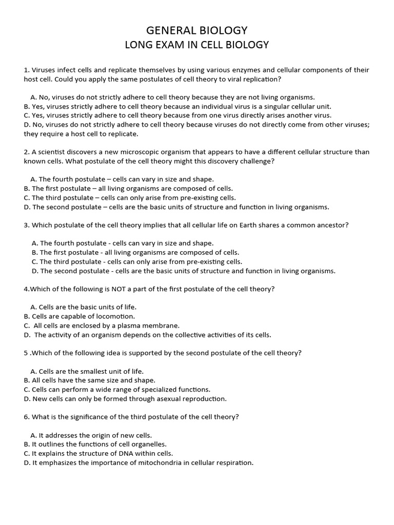 General Biology | PDF | Meiosis | Mitosis