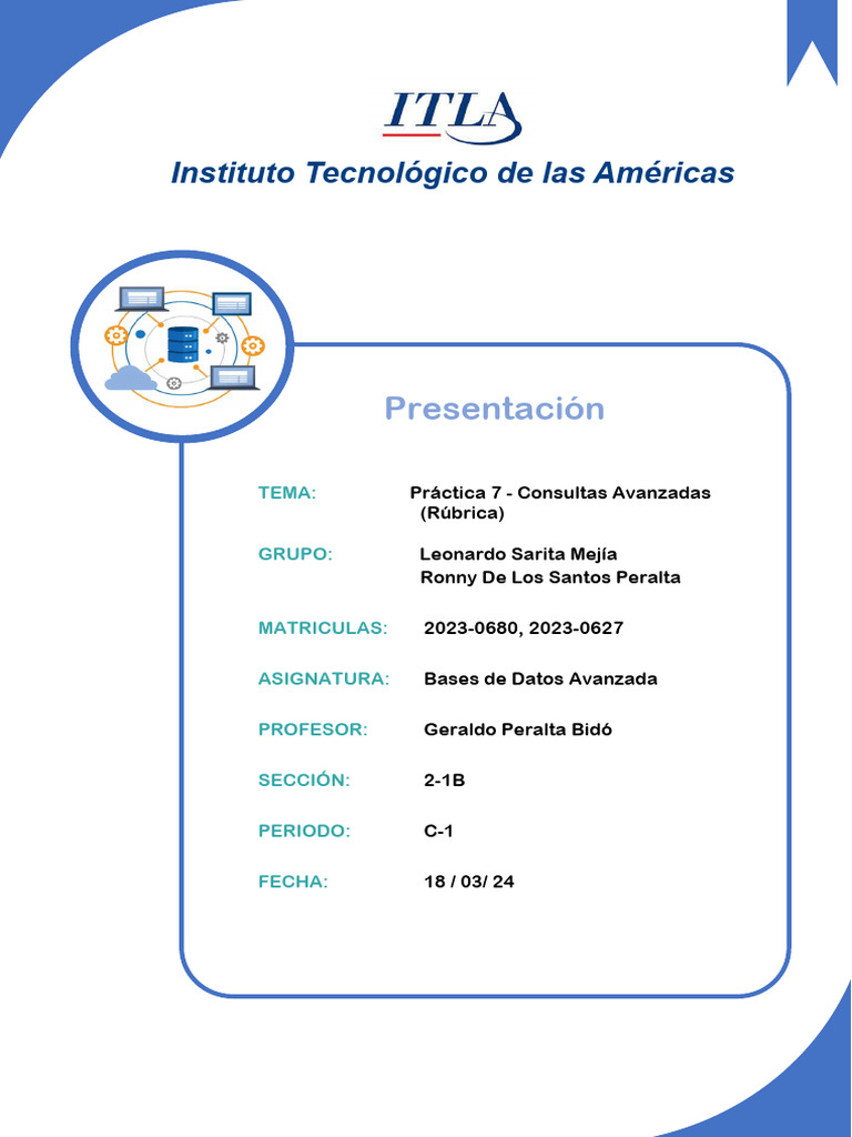 Práctica 7: Consultas Avanzadas PL/SQL | PDF | Pl / Sql | SQL