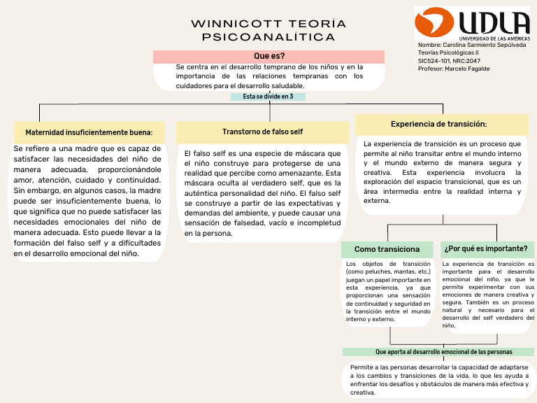 Teoria Winnicott | PDF | Ciencia cognitiva | Conceptos psicologicos