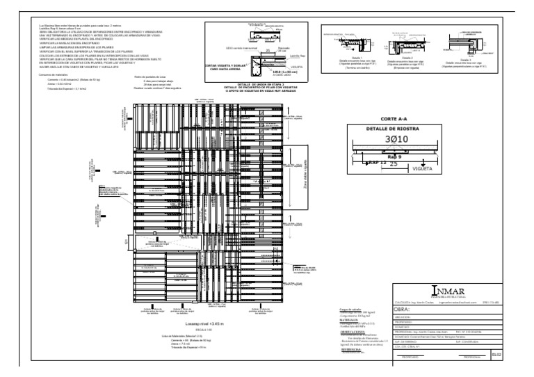 Planos de Losa Rap | Descargar gratis PDF | Diseño arquitectonico ...