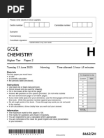 AQA GCSE Combined Science Equation Sheet | PDF | Mass | Force