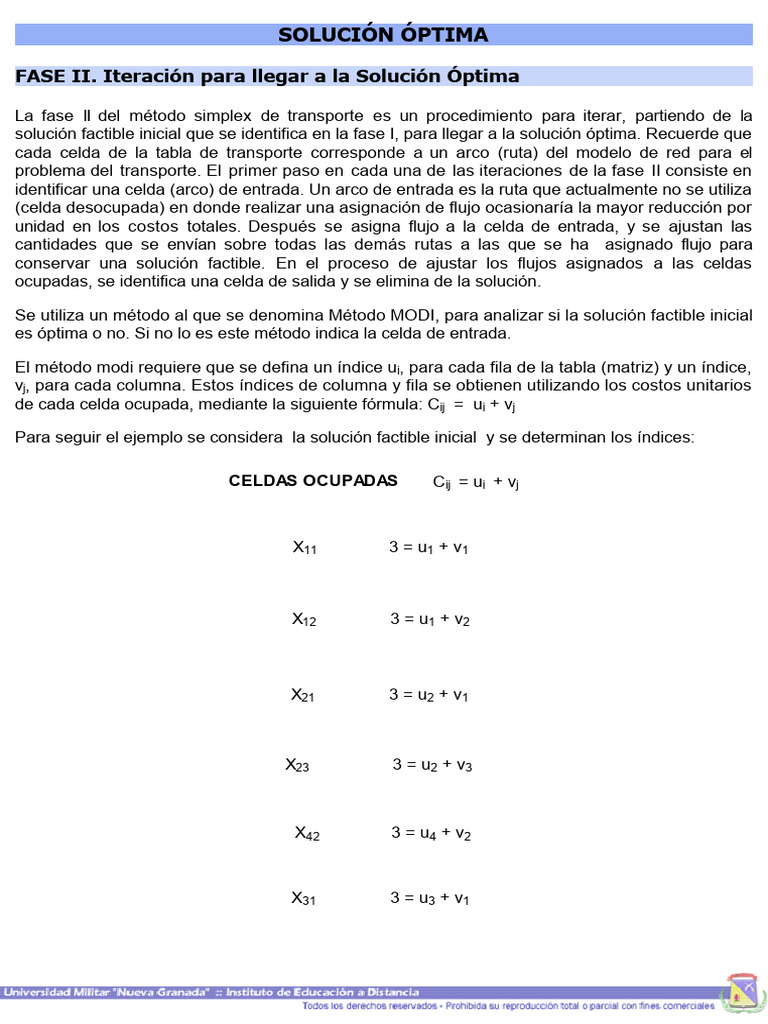 Solución Óptima | PDF | Matemáticas Aplicadas