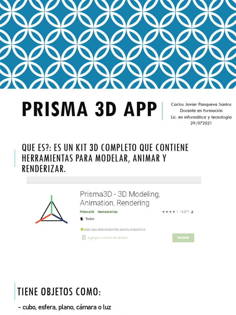 Prisma 3d App | PDF | Ventana (informática)