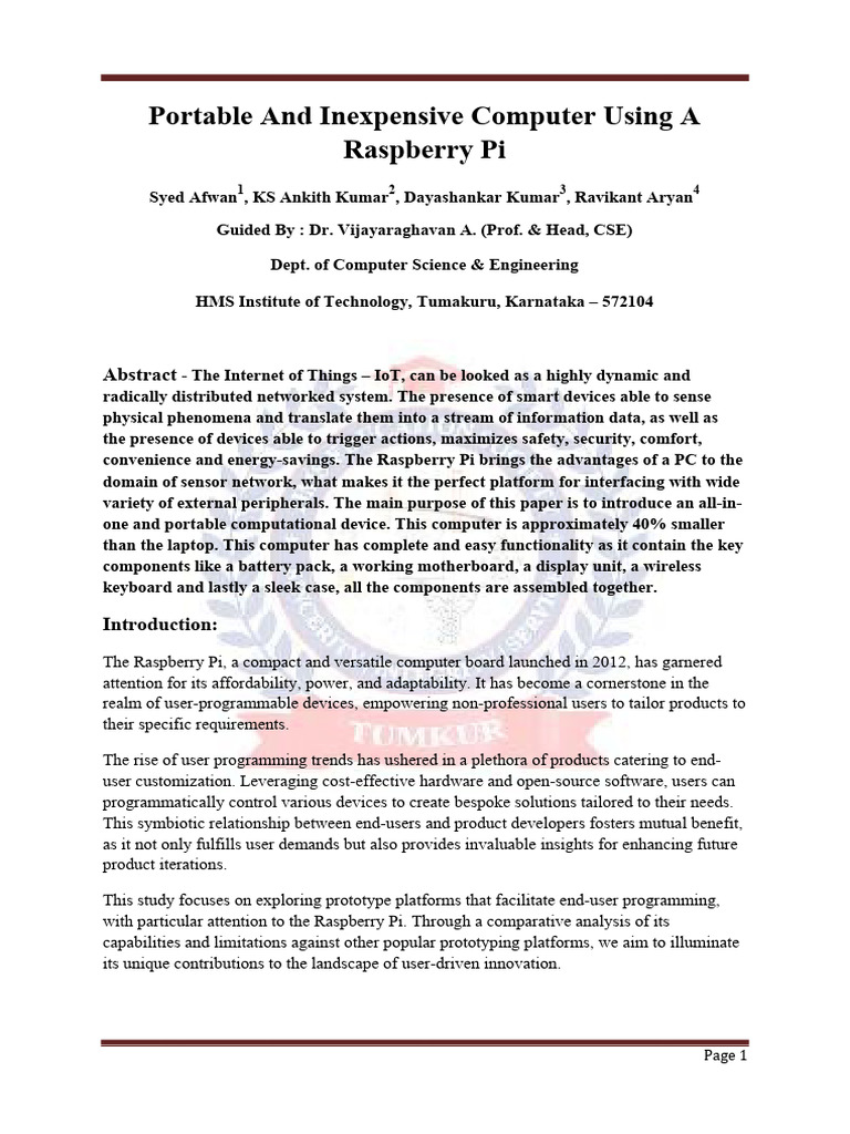 RK Raspberry Pi | PDF | Raspberry Pi | Hdmi