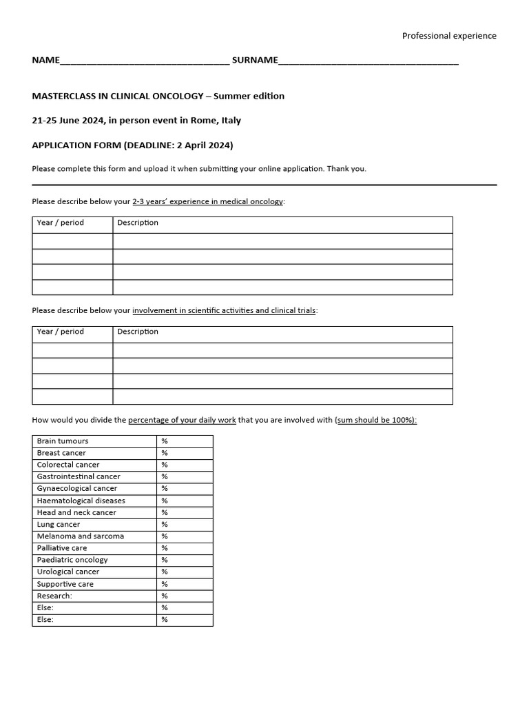 Summer MCO Professional Template | PDF