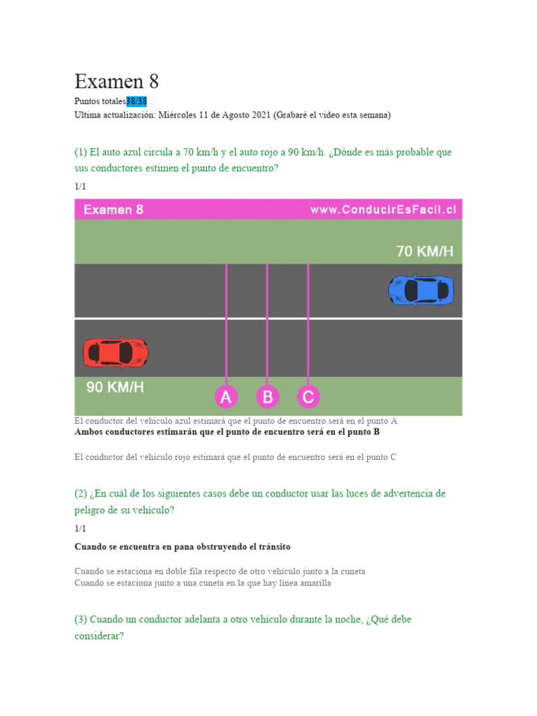 prueba - Examen 8 | PDF | Neumático | Camión