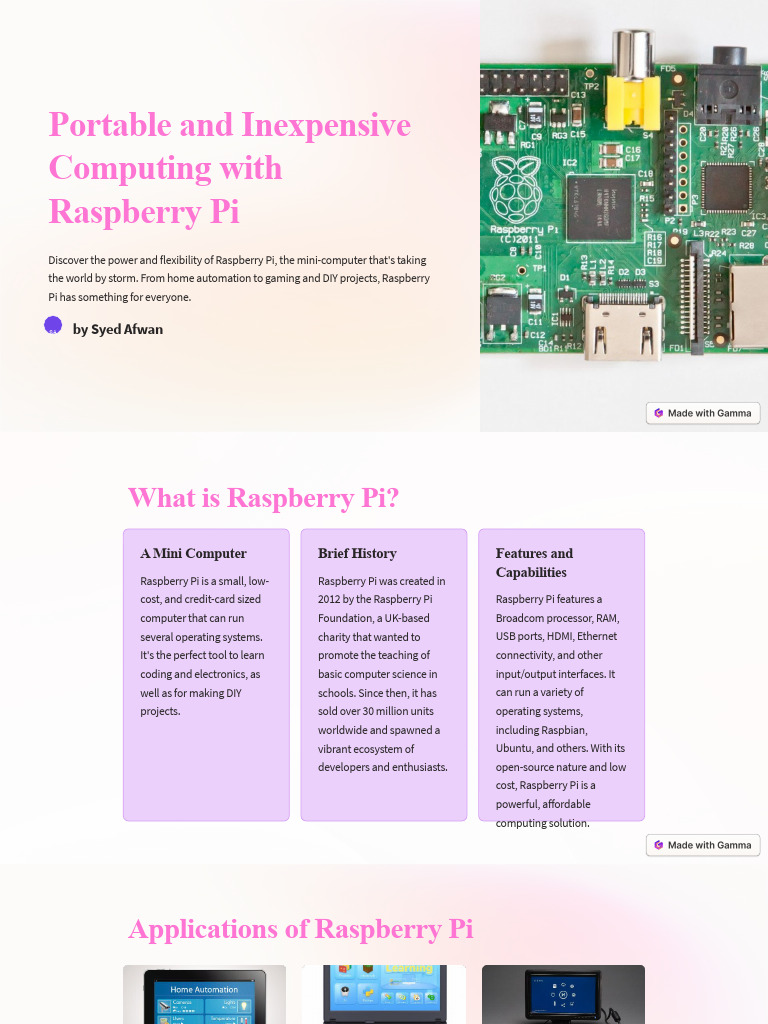 Portable And Inexpensive Computing With Raspberry Pi Pdf Raspberry Pi Home Automation