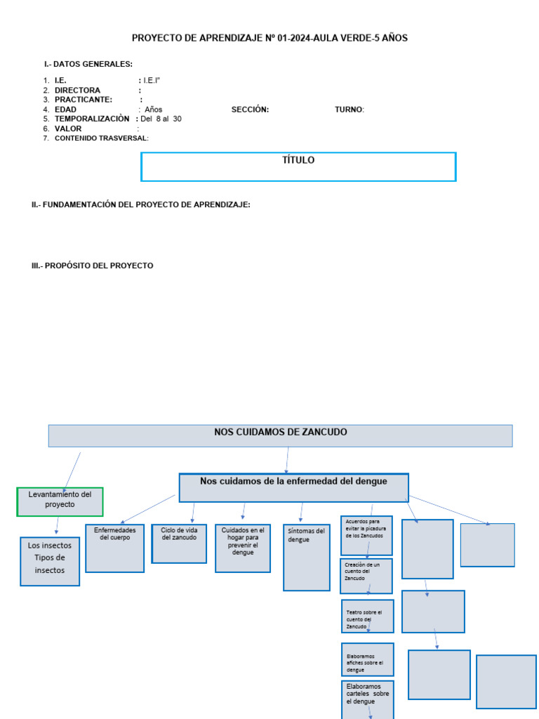 Proyecto de Aprendizaje | Descargar gratis PDF | Evaluación | Aprendizaje