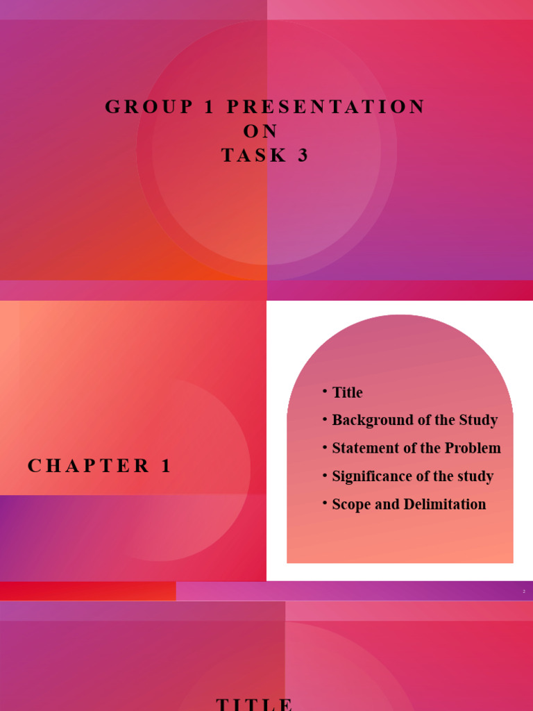 Group 1 Presentation | PDF | Constructivism (Philosophy Of Education ...