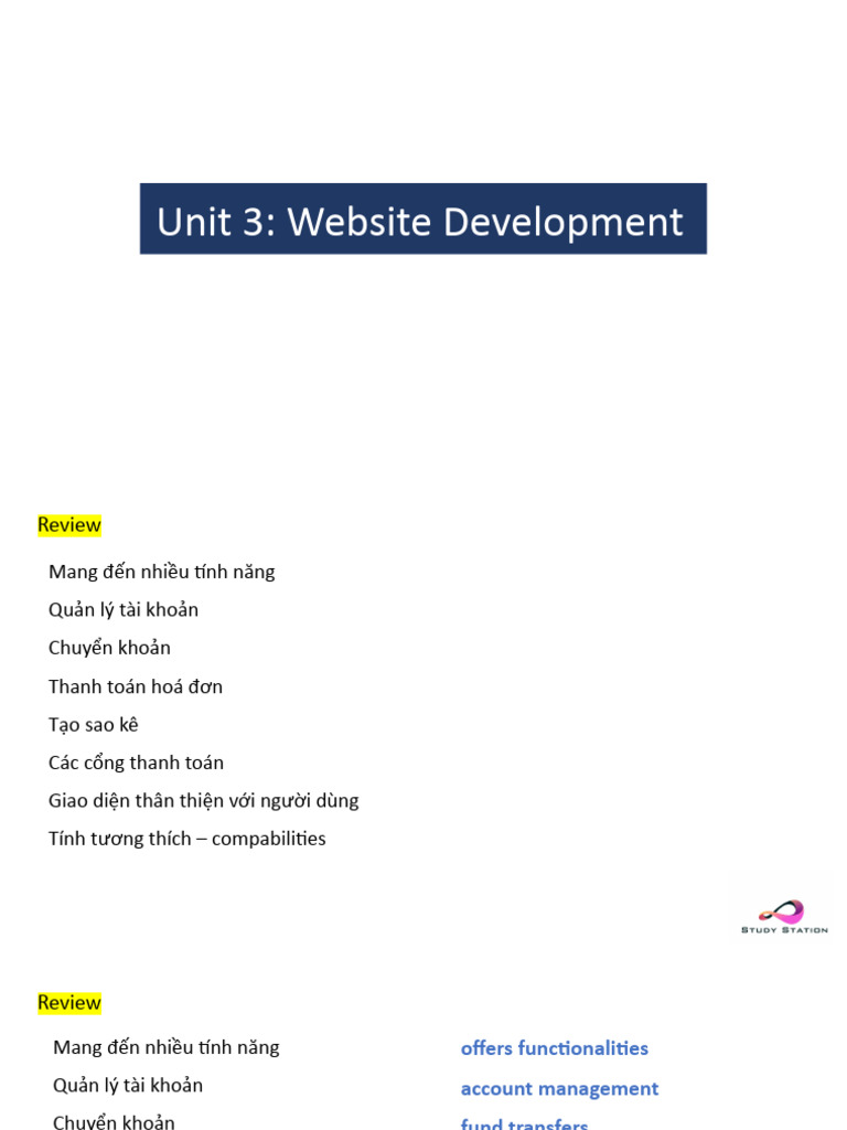 Unit 3 Website Development | PDF | Computing | Information Technology