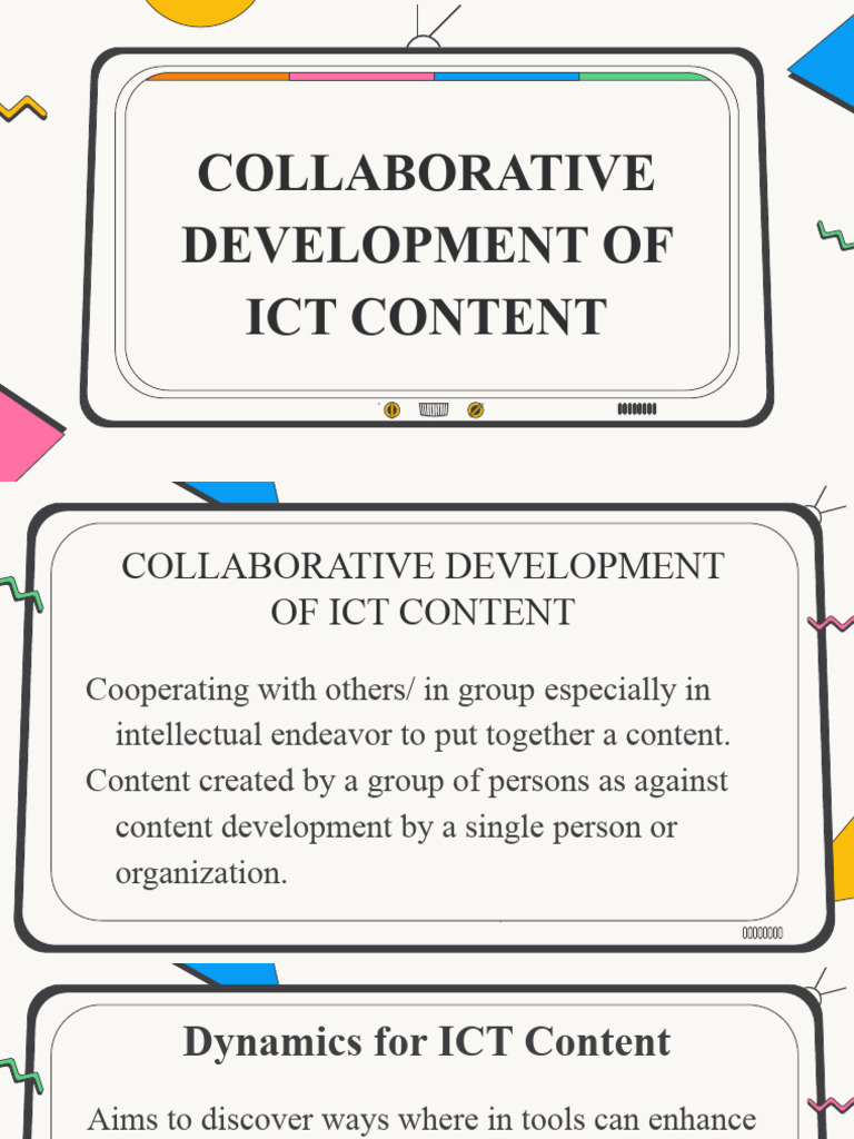 Collaborative ICT Content Development | PDF | Blog | Internet
