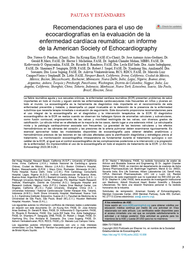 RHD 2022 Spanish | PDF | Corazón | Medicina CLINICA