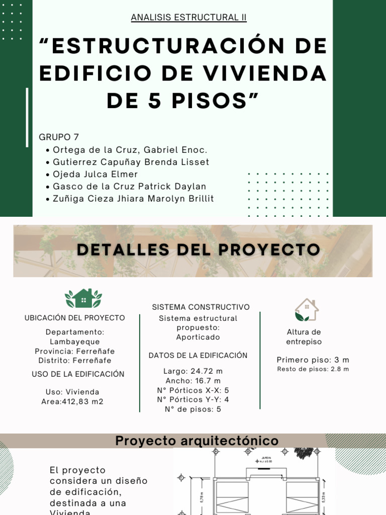 Diseño de Edificio de Viviendas de 5 Pisos | PDF | Viga (Estructura) | Hormigón