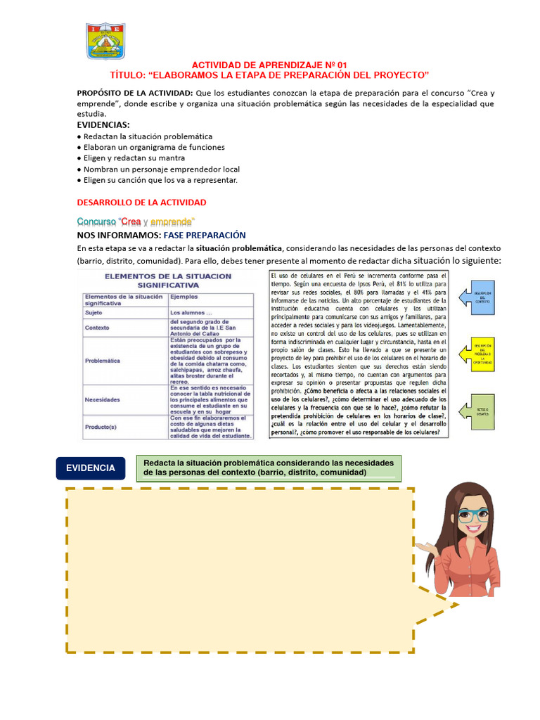 Actividad De Aprendizaje Ept 2 Pdf