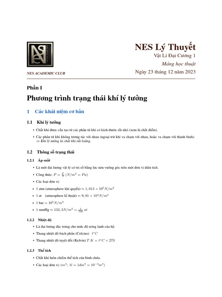 Nes GK Lí 1 LT | PDF