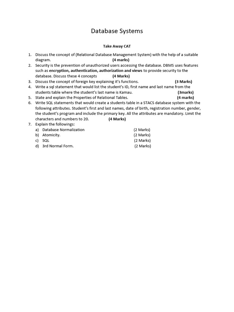 Database Systems | PDF