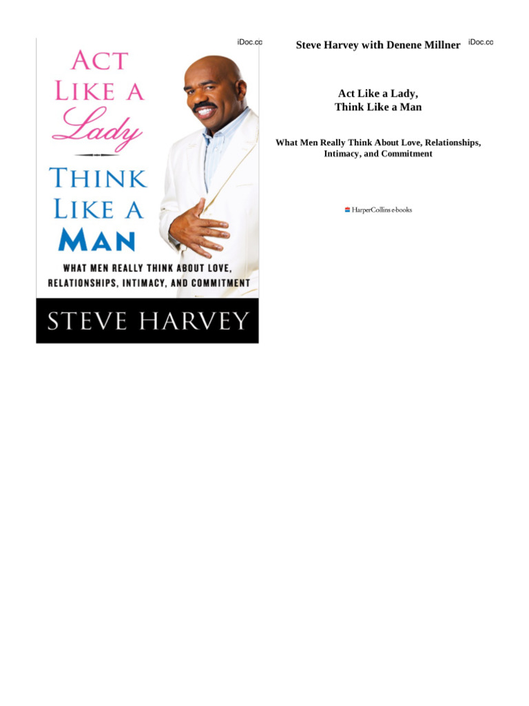 Act Like A Lady Think Like A Man - PDF - DocDroid | PDF