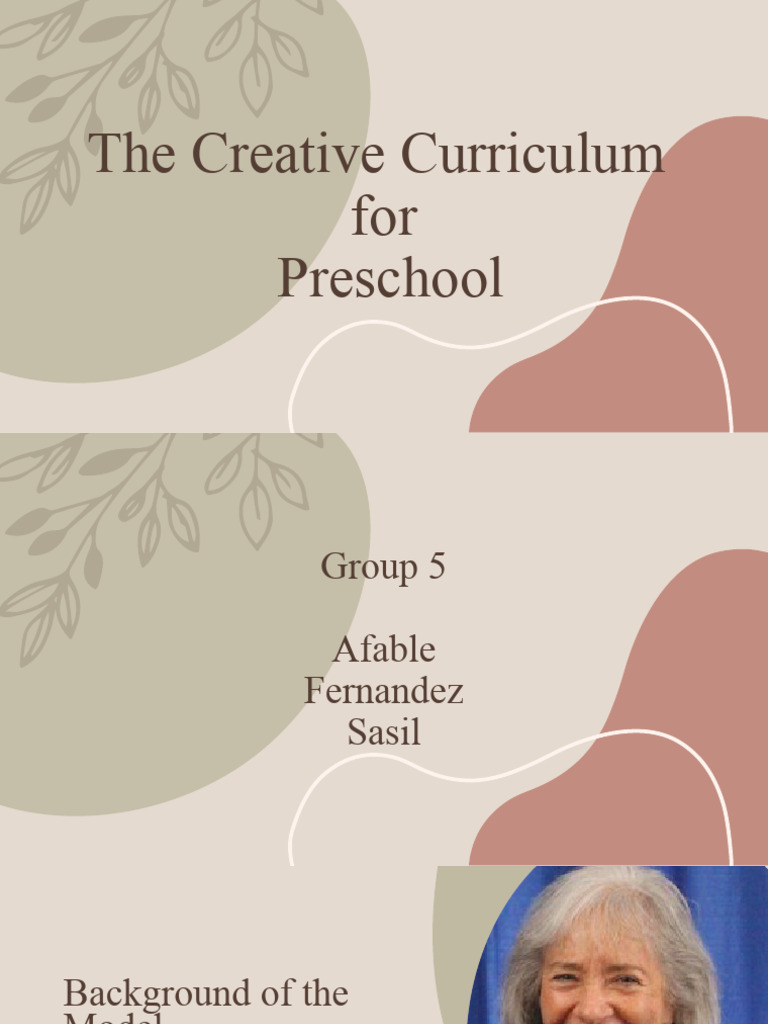 The Creative Curriculum | PDF | Learning | Preschool