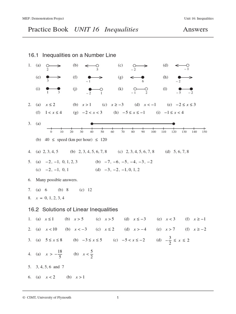 Extra Exercises Answers | PDF