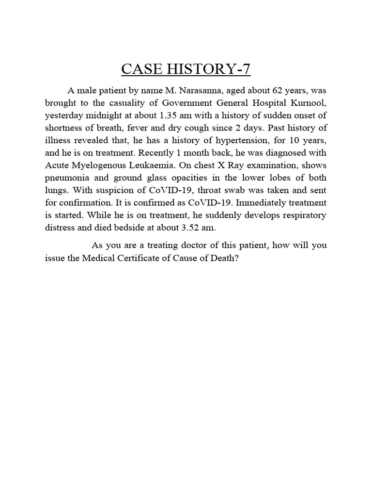 MCCD | PDF | Clinical Medicine | Diseases And Disorders