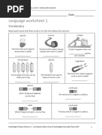 Grade 5 Science: Forces & Magnetism Test | PDF | Force | Magnet