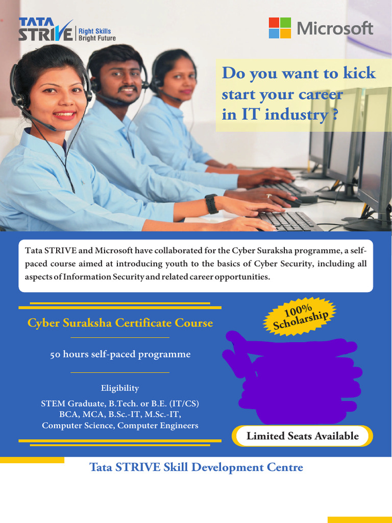 Cyber Security Course by Tata STRIVE | PDF | Computers