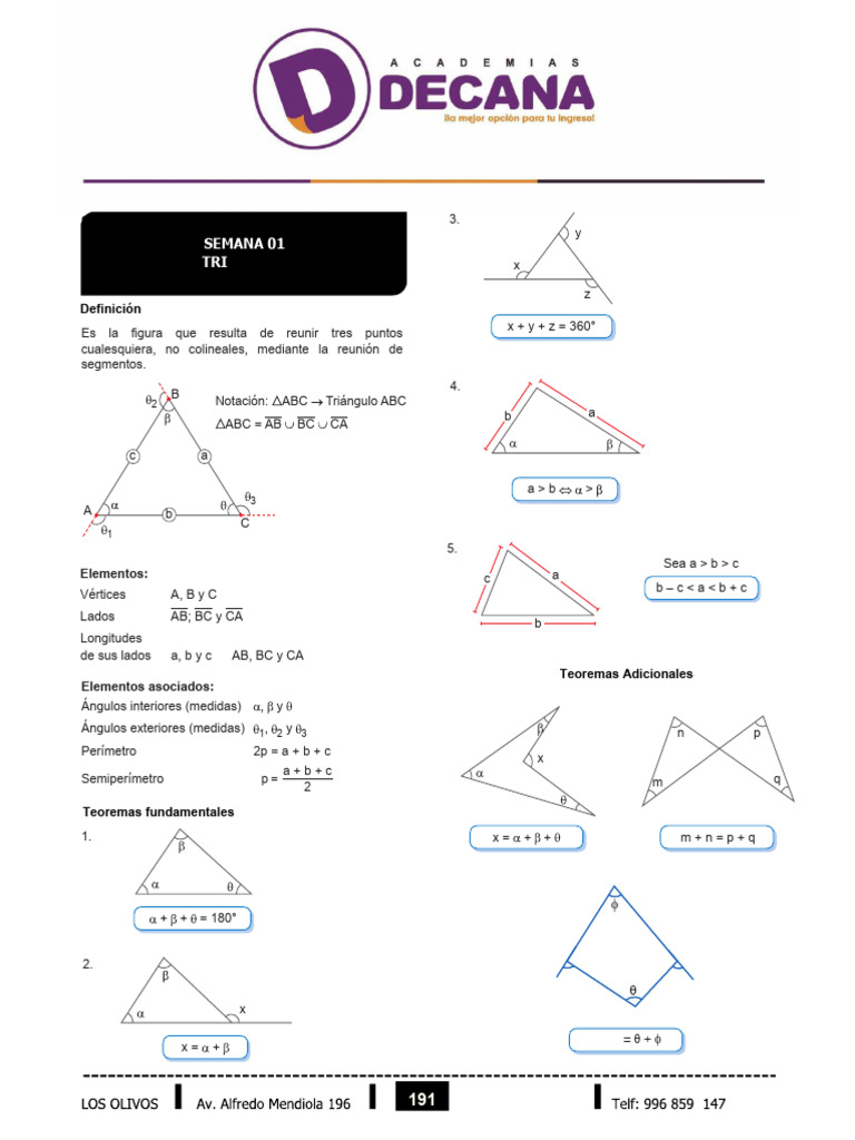 Libro Semestral San Marcos | PDF | Formas geométricas | Geometría euclidiana