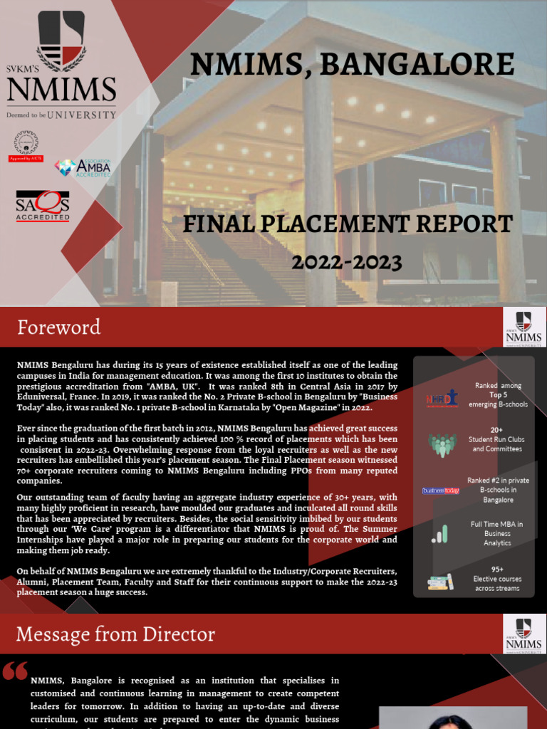 Final Placement Report 2022-2023-1 | Download Free PDF | Business ...
